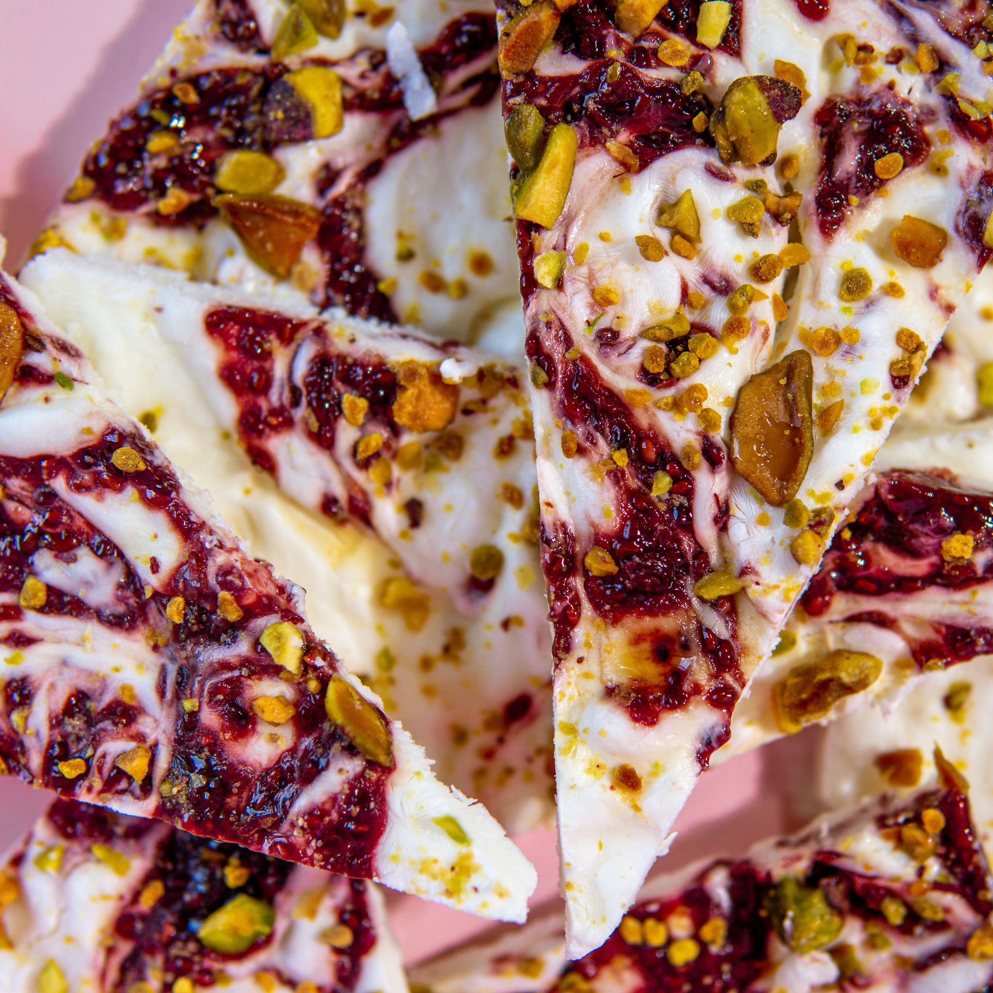 Raspberry Yogurt Bark – Smash Foods