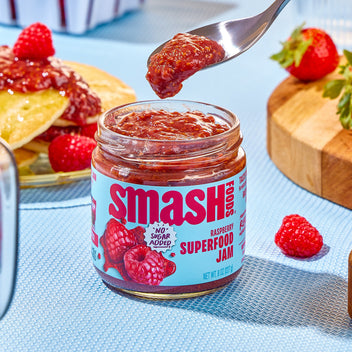 Chia Smash Raspberry Jam - No Sugar Added, 4 Real Ingredients, – Smash ...