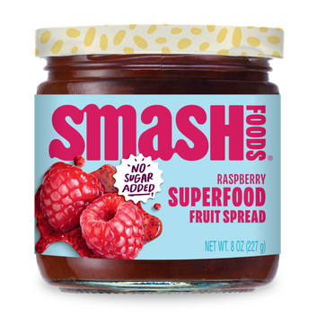 Chia Smash Raspberry Jam - No Sugar Added, 4 Real Ingredients, – Smash ...